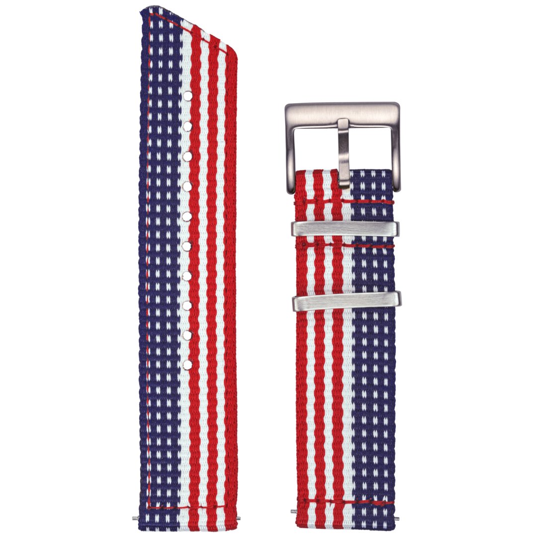 UK Flags Nylon Watch Straps XL Size | Hemsut