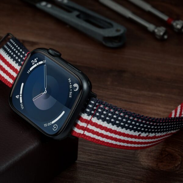 American Flag Nylon Straps For Apple Watch | Hemsut